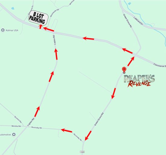 Directions | Reaper's Revenge